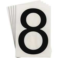 Brady Part: 121895 | 8" ToughStripe Black Numbers and Letters | BradyID.com