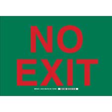 Señalamiento - No Exit | Brady | BradyID.com.mx