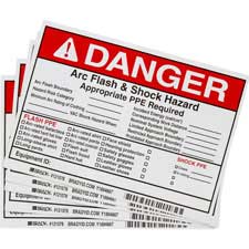 Arc Flash Label - Brady Part: 122978 | Brady | BradyID.com