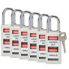 Long Body Nylon Lockout Padlocks - Brady Part: 123431 | Brady | BradyID.com