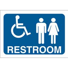 Restroom Sign | Brady | BradyCanada.ca