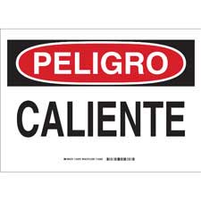 PELIGRO Caliente Sign | Brady | BradyID.com