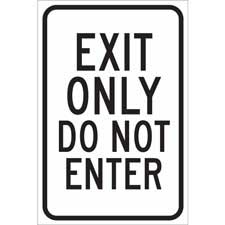 EXIT ONLY Do Not Enter Sign | Brady | BradyCanada.ca