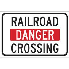 Railroad Danger Crossing Sign | Brady | BradyIndia.co.in