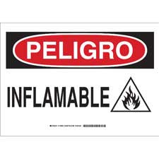 PELIGRO Inflamable Sign | Brady | BradyCanada.ca