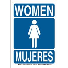 Bilingual Women Sign | Brady | BradyID.com
