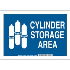 Cylinder Storage Area Sign | Brady | BradyCanada.ca
