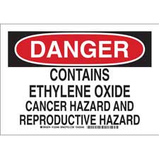 DANGER Contains Ethylene Oxide Cancer Hazard And Reproductive Hazard ...