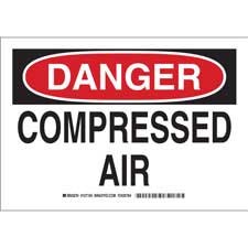 DANGER Compressed Air Sign | Brady | BradyID.com