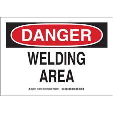DANGER Welding Area Sign | Brady | BradyID.com
