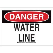 DANGER Water Line Sign | Brady | BradyCanada.ca