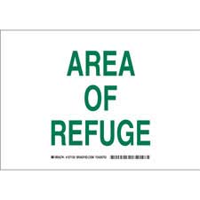 Brady Part: 127132 | Area Of Refuge Sign | BradyID.com