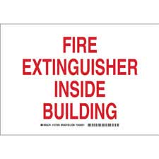 Fire Extinguisher Inside Building Sign | Brady | BradyCanada.ca