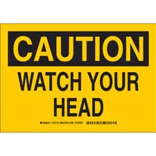 CAUTION Watch Your Head Sign | Brady | BradyID.com