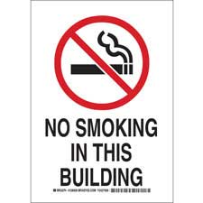 No Smoking In This Building Sign | Brady | BradyID.com