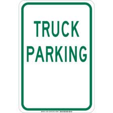 Brady Part: 129612 | Truck Parking Sign | BradyID.com