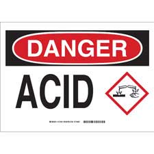 DANGER Acid Sign | Brady | BradyCanada.ca