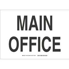 Main Office Sign | Brady | BradyCanada.ca