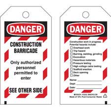 Isolation Blind Tags - Brady Part: 132423 | Brady | BradyID.com