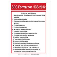 SDS Elements Sign - Brady Part: 133172 | Brady | BradyID.com
