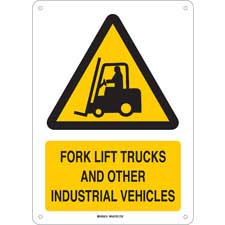 Forklift Trucks And Other Industrial Vehicles Sign - Brady Part: 139905 ...