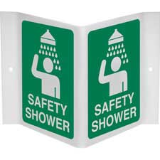 Safety Shower Sign - Brady Part: 139907 | Brady | BradyID.com