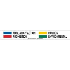 Mandatory Action Caution Prohibition Environmental Slider Sign | Brady ...