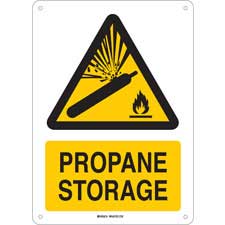 Propane Storage Sign - Brady Part: 143628 | Brady | BradyCanada.ca