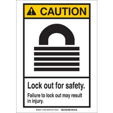 CAUTION Lock Out For Safety. Failure To Lock Out May Result In Injury ...