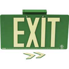 BradyGlo Exit Sign - Single Bracket - Brady Part: 145473 | Brady ...