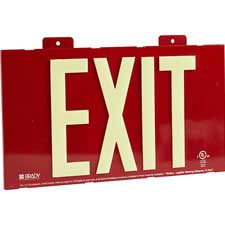 BradyGlo Exit Sign - Wall Mount - Brady Part: 145486 | Brady ...