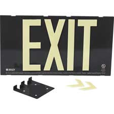 BradyGlo Exit Sign - Double Bracket | Brady | BradyCanada.ca