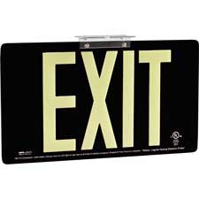 BradyGlo Exit Sign - Double Bracket - Brady Part: 145493 | Brady ...