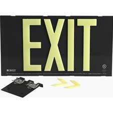 BradyGlo Exit Sign - Single Bracket | Brady | BradyIndia.co.in