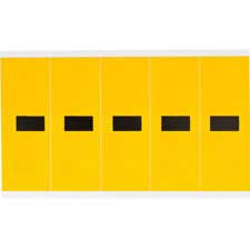 Brady Part: 1560-DSH | 97126 | 3.875" Character Height Black on Yellow Outdoor Numbers and ...