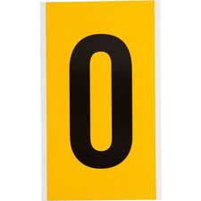 Brady Part: 1570-O | 97584 | 6" Character Height Black on Yellow ...