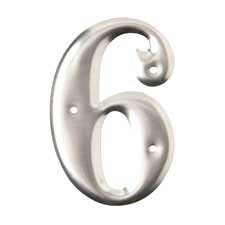 Brady Part: 1600-6 | 53282 | 3" Aluminum Embossed Numbers and Letters ...