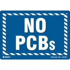 Etiquetas - No PCBs - Brady Part: 20061LS | Brady | BradyID.com.mx