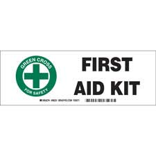 First aid kit sign - Brady Part: 20104KLS | Brady | BradyCanada.ca