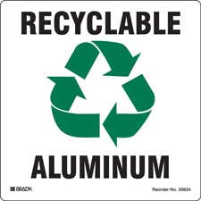 Recyclable Aluminum Labels - Brady Part: 20634FLS | Brady | BradyIndia ...
