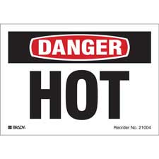 DANGER Hot Labels - Brady Part: 21004LS | Brady | BradyIndia.co.in