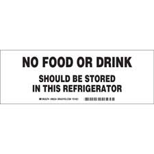 Brady Part: 22263KLS | 98234 | No Food Or Drink Should Be Stored In ...