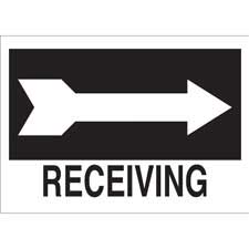 Receiving Sign | Brady | BradyID.com