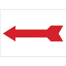Left Arrow Sign | Brady | BradyID.com