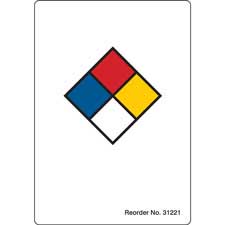 NFPA Diamond Labels - Brady Part: 31221LS | Brady | BradyCanada.ca