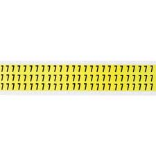 Brady Part: 3410-7 | 34107 | 0.375" Character Height Black on Yellow ...