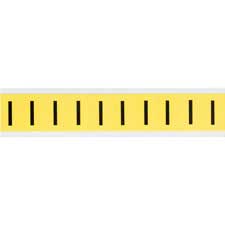 Brady Part: 3430-I | 34319 | 1" Character Height Black on Yellow ...