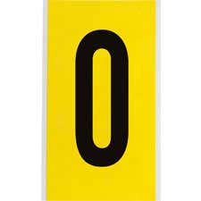 Brady Part: 3470-0 | 34700 | 6" Character Height Black on Yellow ...