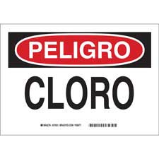 PELIGRO Cloro Sign | Brady | BradyID.com