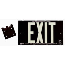 BradyGlo Exit Sign - Brady Part: 38098B | Brady | BradyID.com.sg